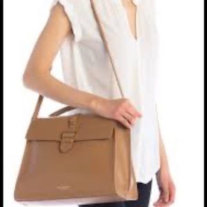 Halston Heritage | Bags | Halston Heritage Large Top Handle Leather ...